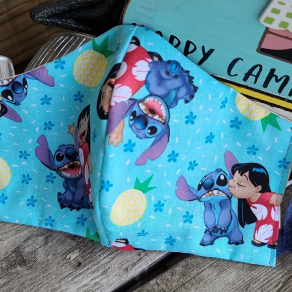 Hand Crafted | Other | Kids Lilo Stitch Disney Face Mask | Poshmark